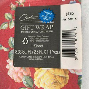 Carlton Cards | Party Supplies | Vintage Carlton Floral All Occasion ...